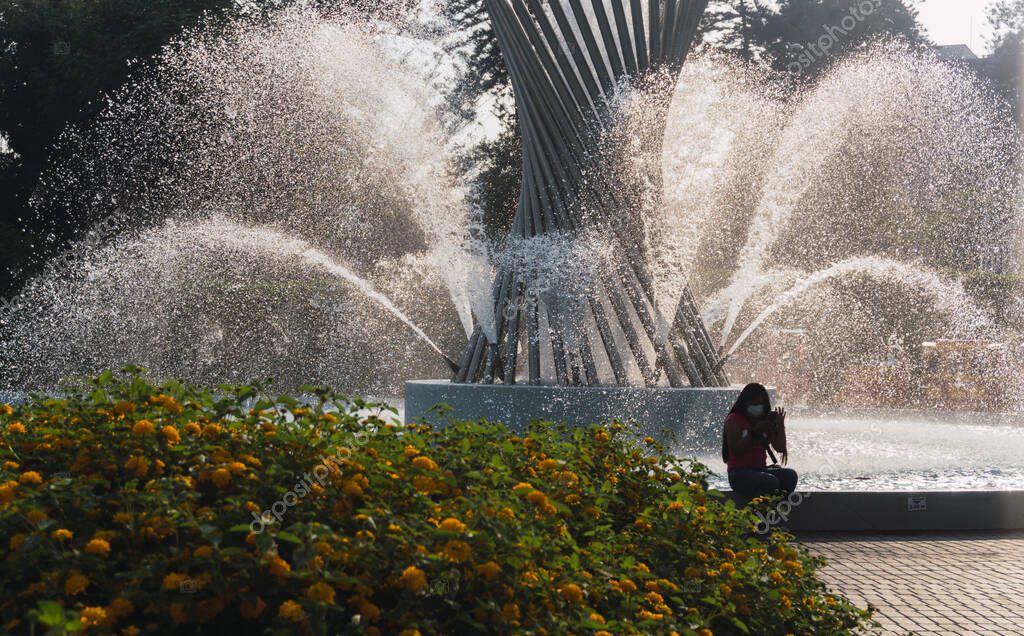 impresionantes y hermosas fuentes en el circuito de agua m gica en el ...
