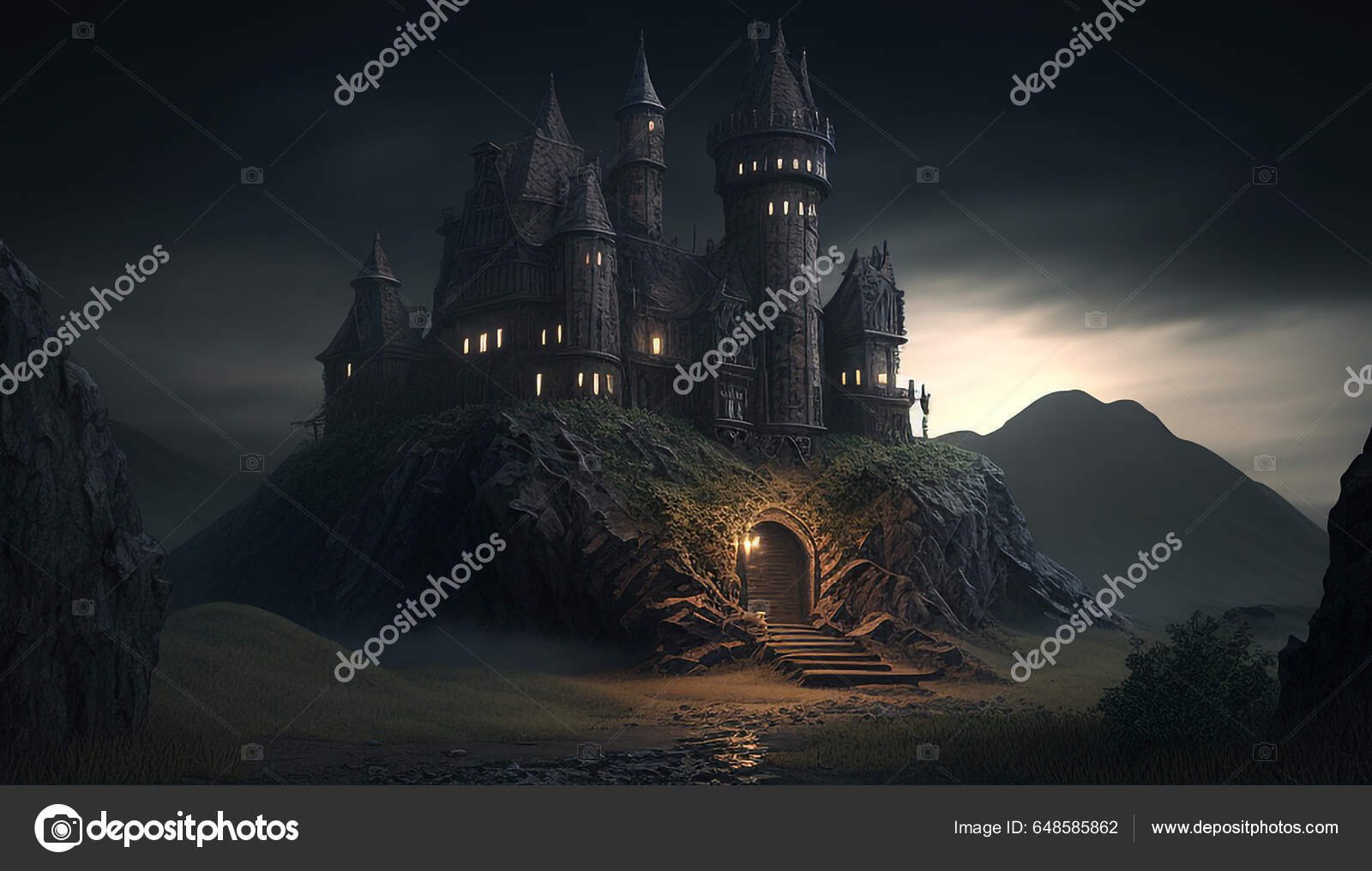 Fantasy Dark Castle