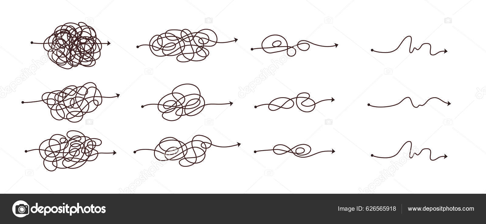 Simple Line Complex Easy Way Scribble Doodle Chaos Mindset Problem ...