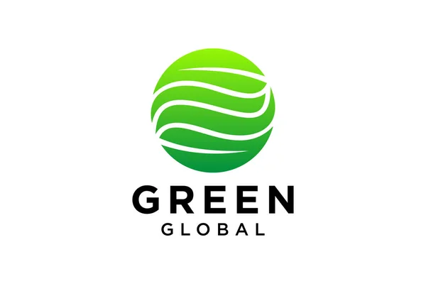 Green Globe Logo Design