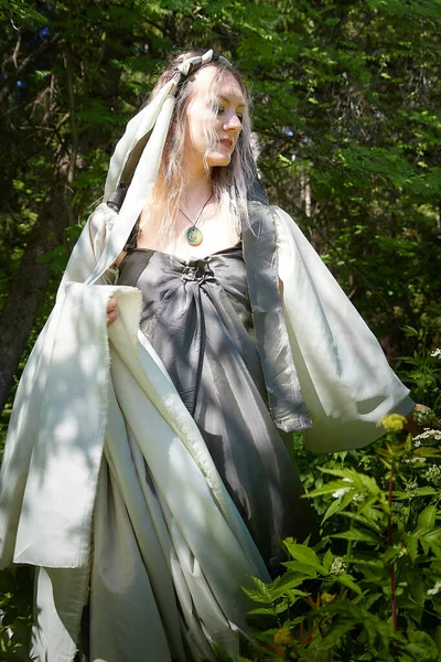 Beautiful Seductive Dryad Pagan Spirit Forest Portrait Beautiful Dryad ...