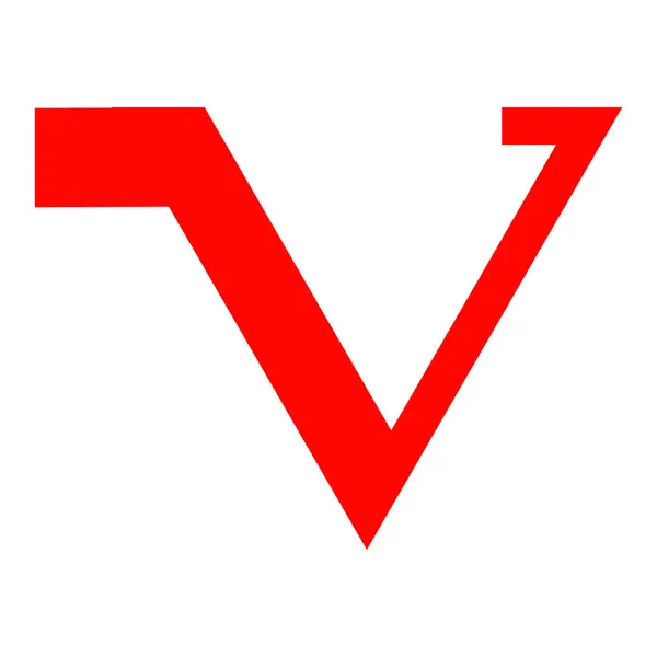 Big Red V Logo Three Letters