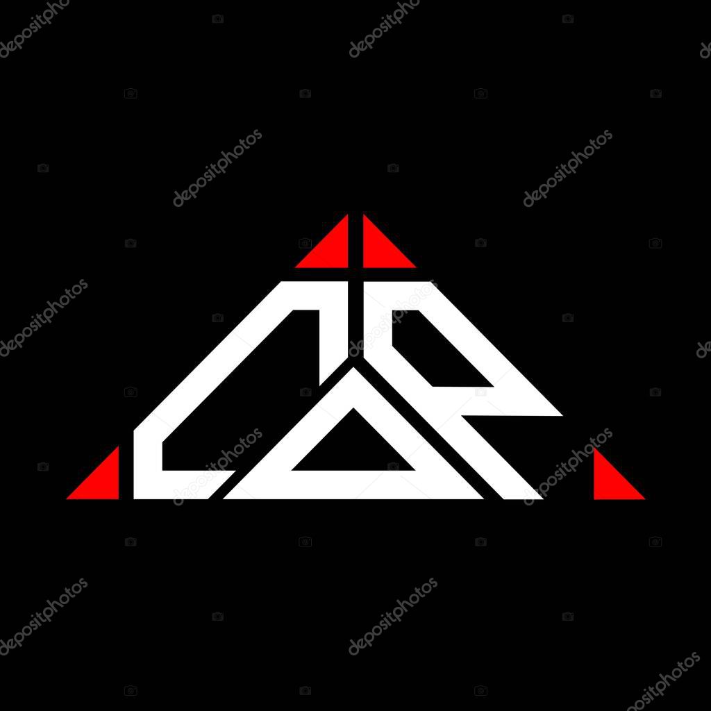 Diseño creativo del logotipo de la letra COP con gráfico vectorial, logotipo simple y moderno ...