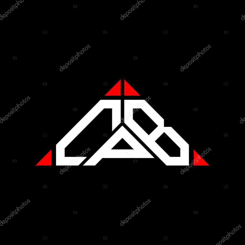 Diseño creativo del logotipo de la letra CPB con gráfico vectorial ...