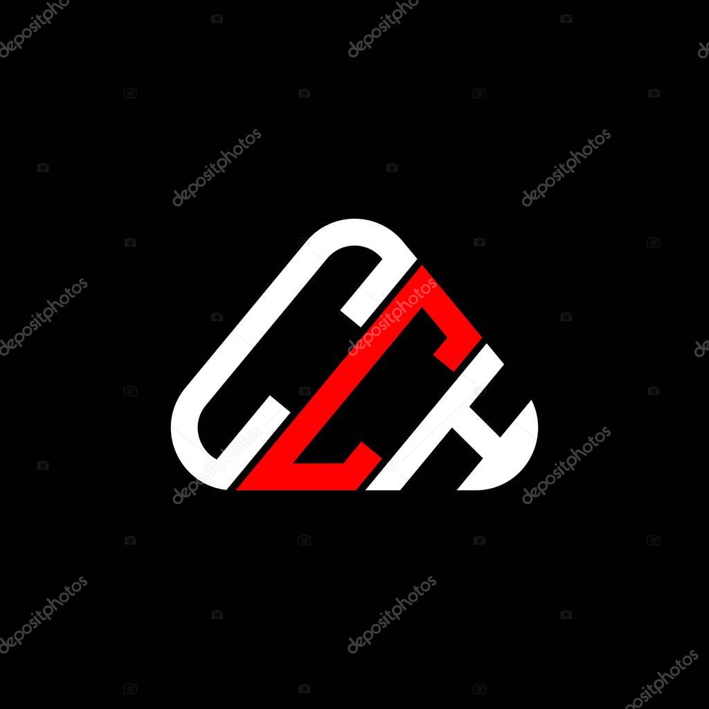 Diseño creativo del logotipo de la letra CCH con gráfico vectorial ...