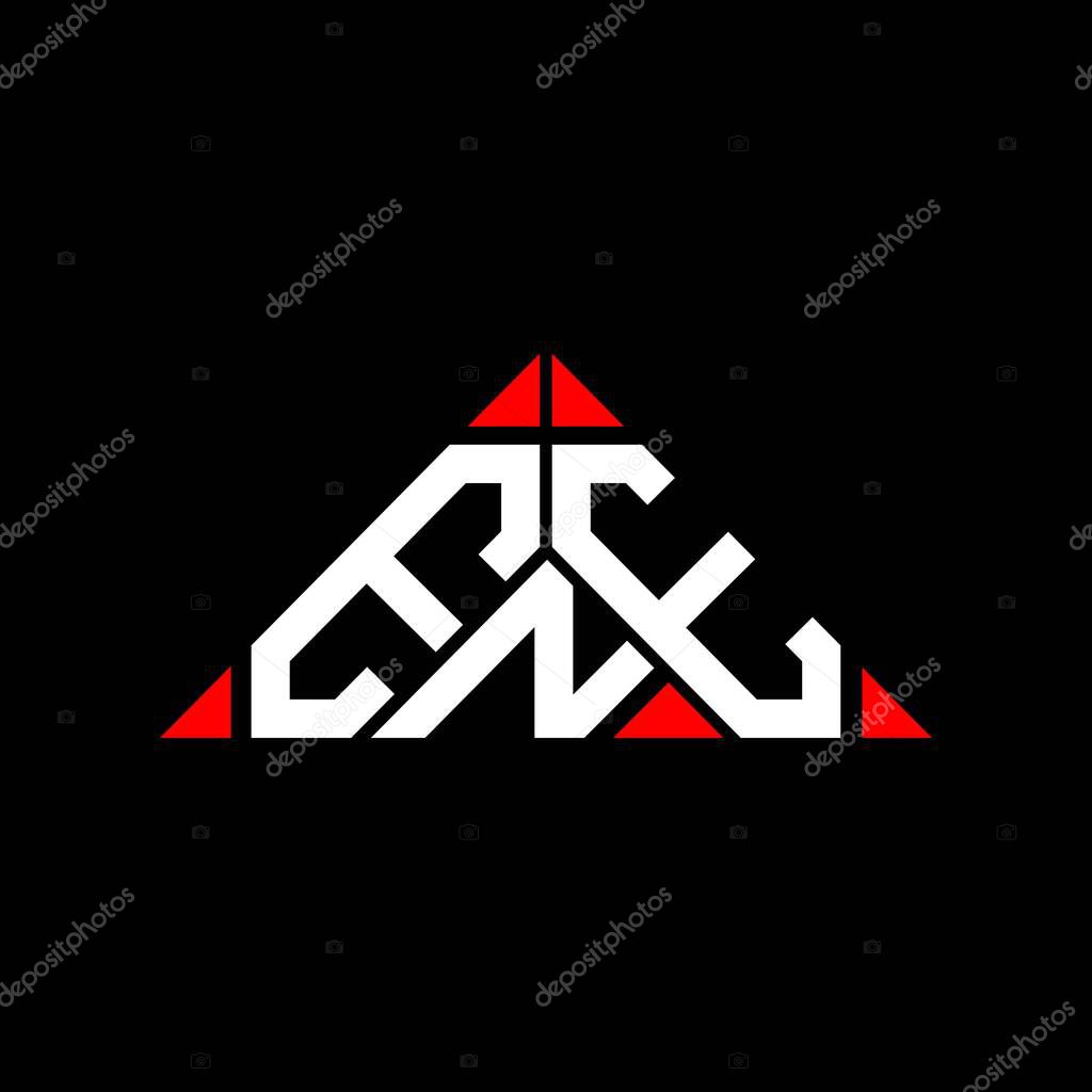 Diseño creativo del logotipo de la letra ENE con gráfico vectorial ...