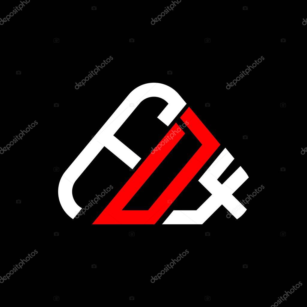 Diseño creativo del logotipo de la letra FDX con gráfico vectorial ...