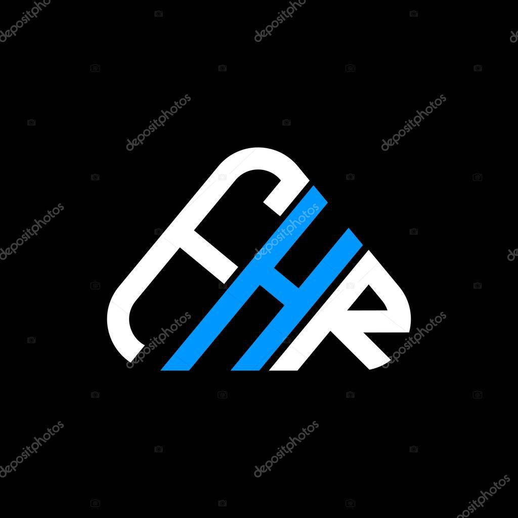 Diseño creativo del logotipo de la letra FHR con gráfico vectorial, logotipo simple y moderno ...