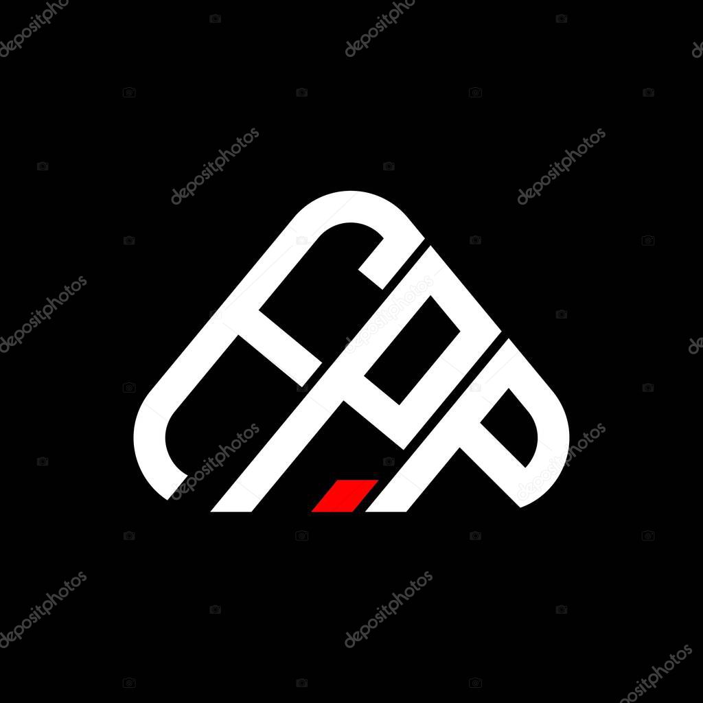 Diseño creativo del logotipo de la letra FPP con gráfico vectorial ...