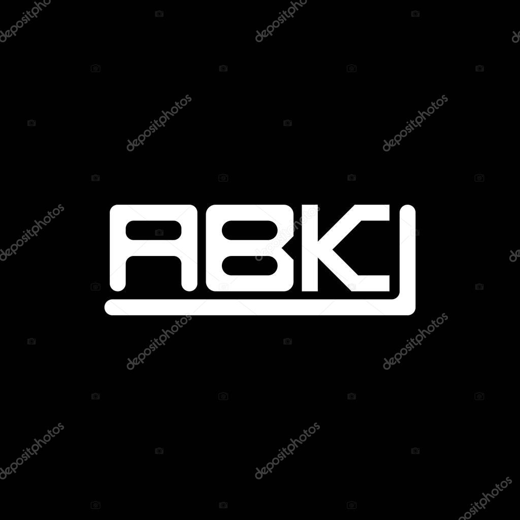 ABK letter logo creative design with vector graphic, ABK simple and ...