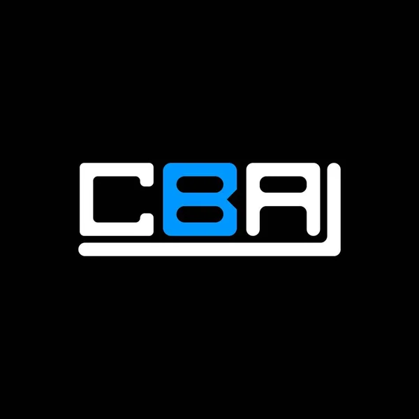CBA letter logo creative design with vector graphic, CBA simple and ...