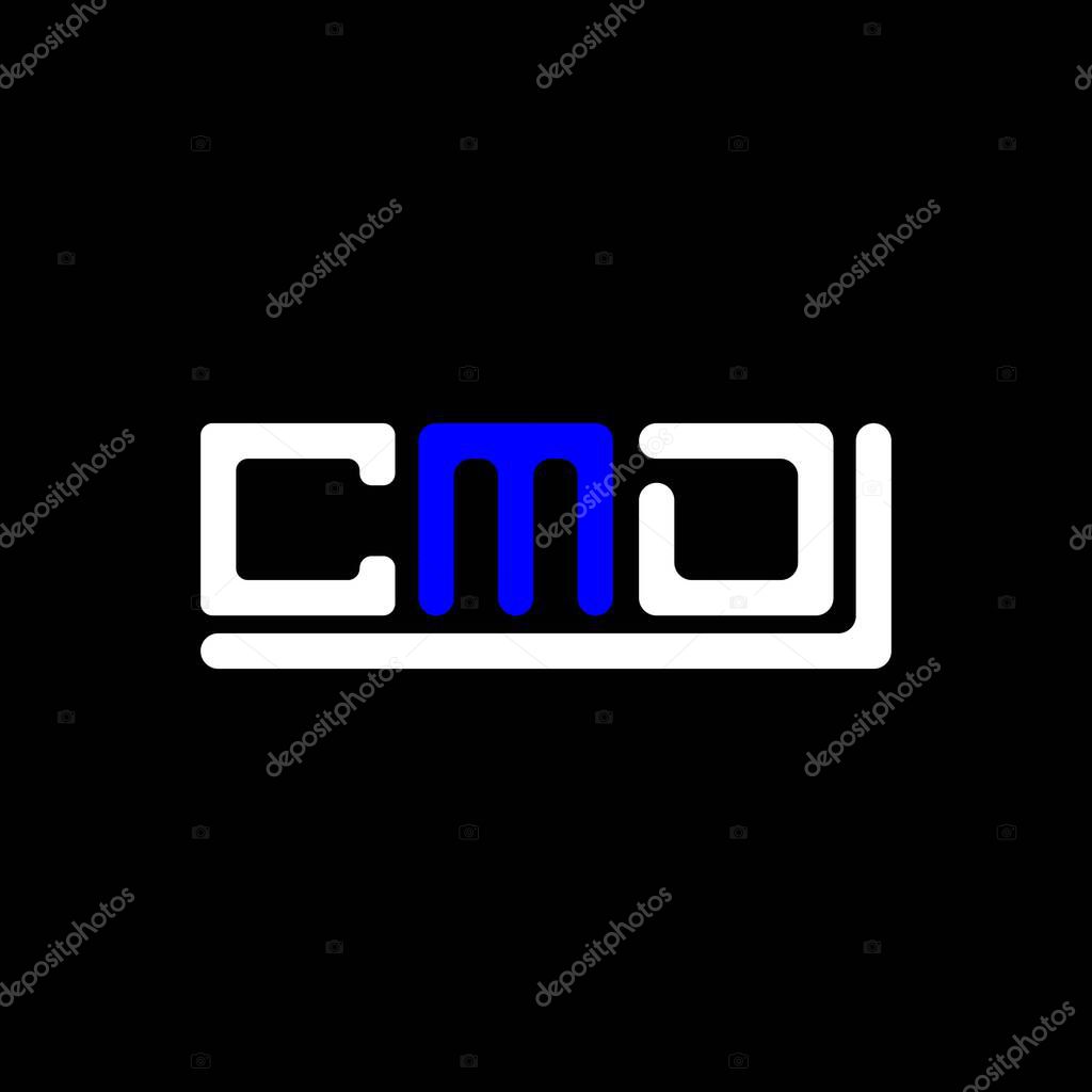 Diseño creativo del logotipo de la letra CMD con gráfico vectorial, logotipo simple y moderno ...