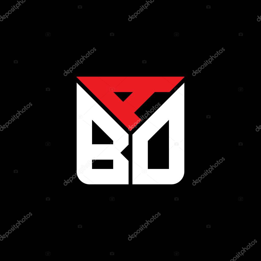 ABO letter logo creative design with vector graphic, ABO simple and ...