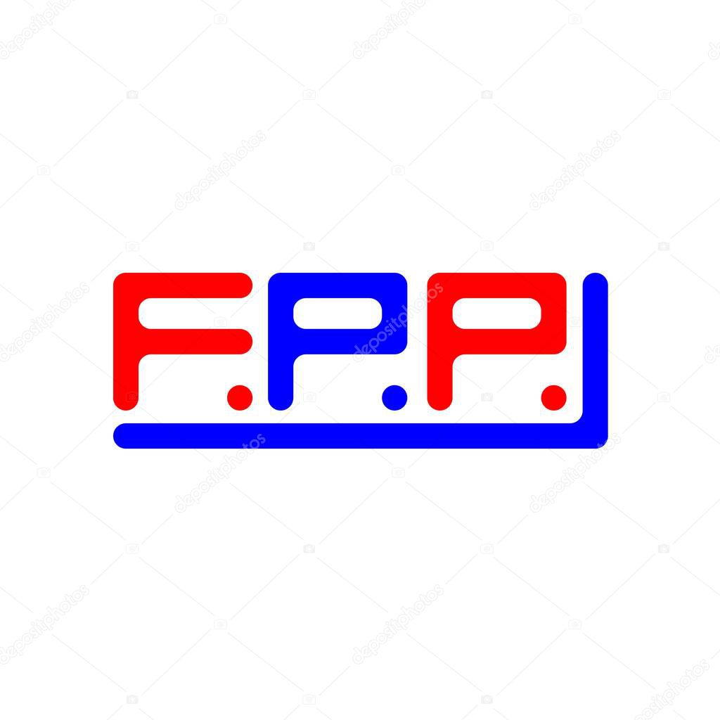 FPP letter logo creative design with vector graphic, FPP simple and ...