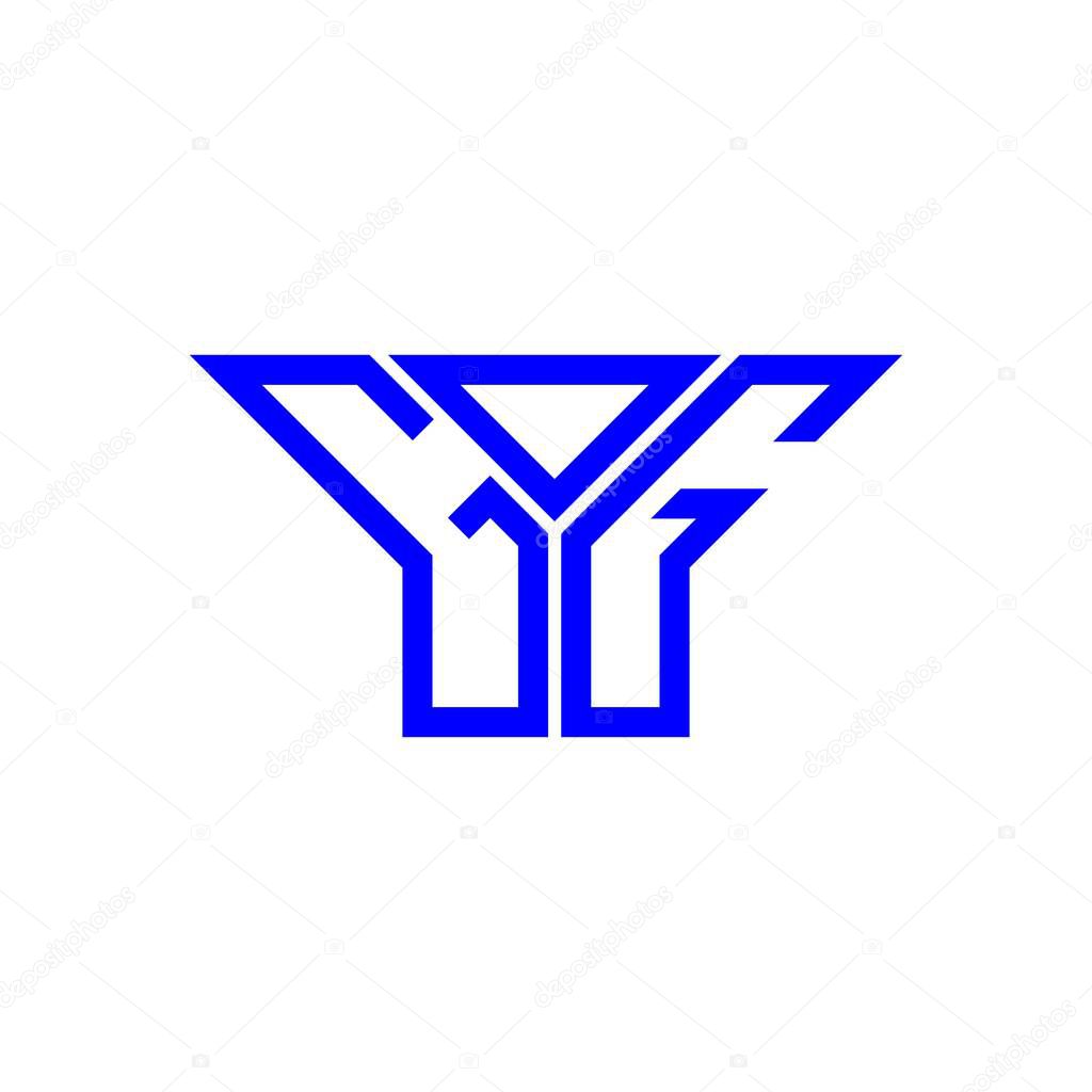 Diseño Creativo Del Logotipo De La Letra Gog Con Gráfico Vectorial