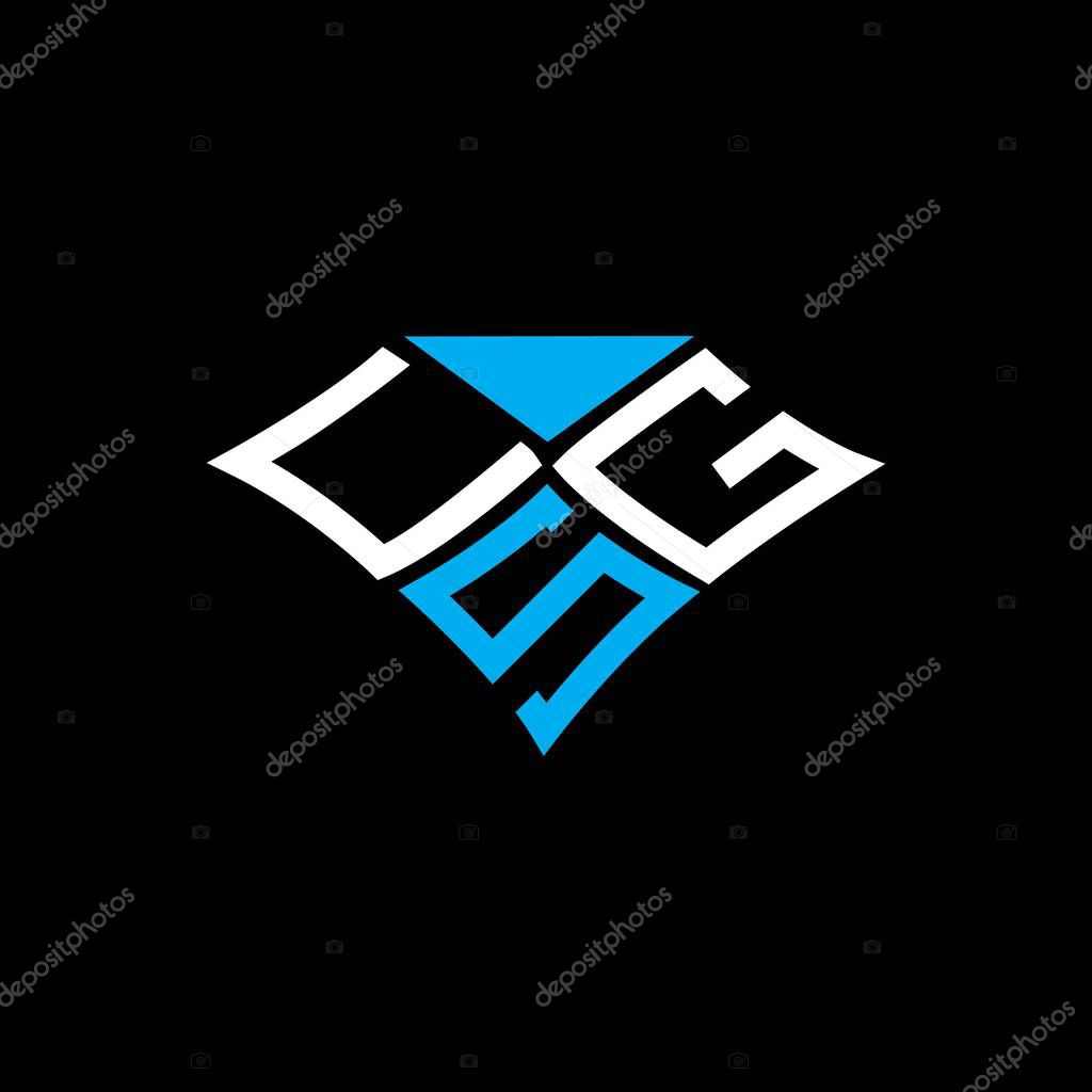 Diseño creativo del logotipo de la letra CSG con gráfico vectorial ...