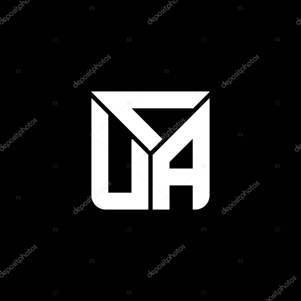 CUA letra logo diseño creativo con gráfico vectorial, CUA logotipo ...