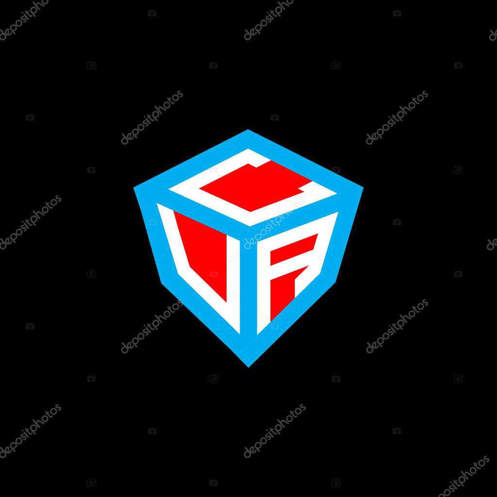 CUA letra logo diseño creativo con gráfico vectorial, CUA logotipo ...