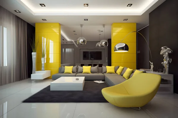Yellow home interior Stock Photos, Royalty Free Yellow home interior ...