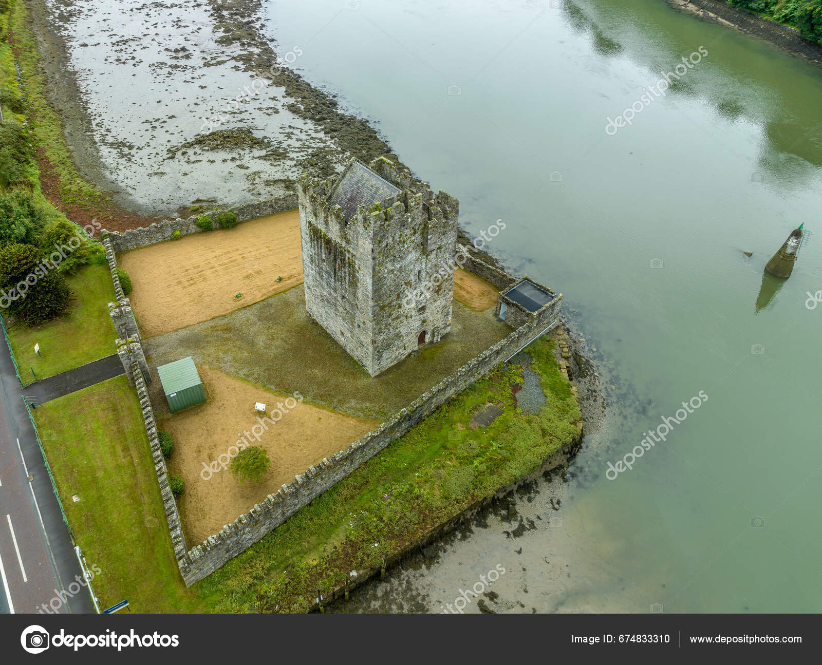 Narrow Water Keep Guarding Border Ireland Northern Ireland Medieval ...