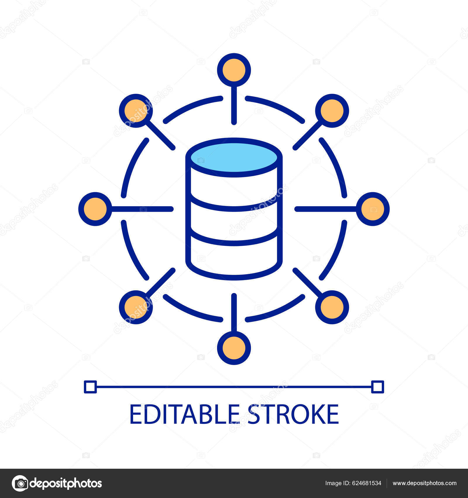 Icono De Fuente De Datos