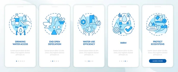 Holacracy Core Roles Blue Onboarding Mobile App Screen Structure ...