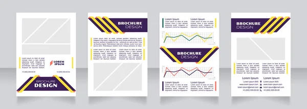 Statistics Brochure Template Layout Data Analysis Flyer Booklet Leaflet Print Stock Vector by ...