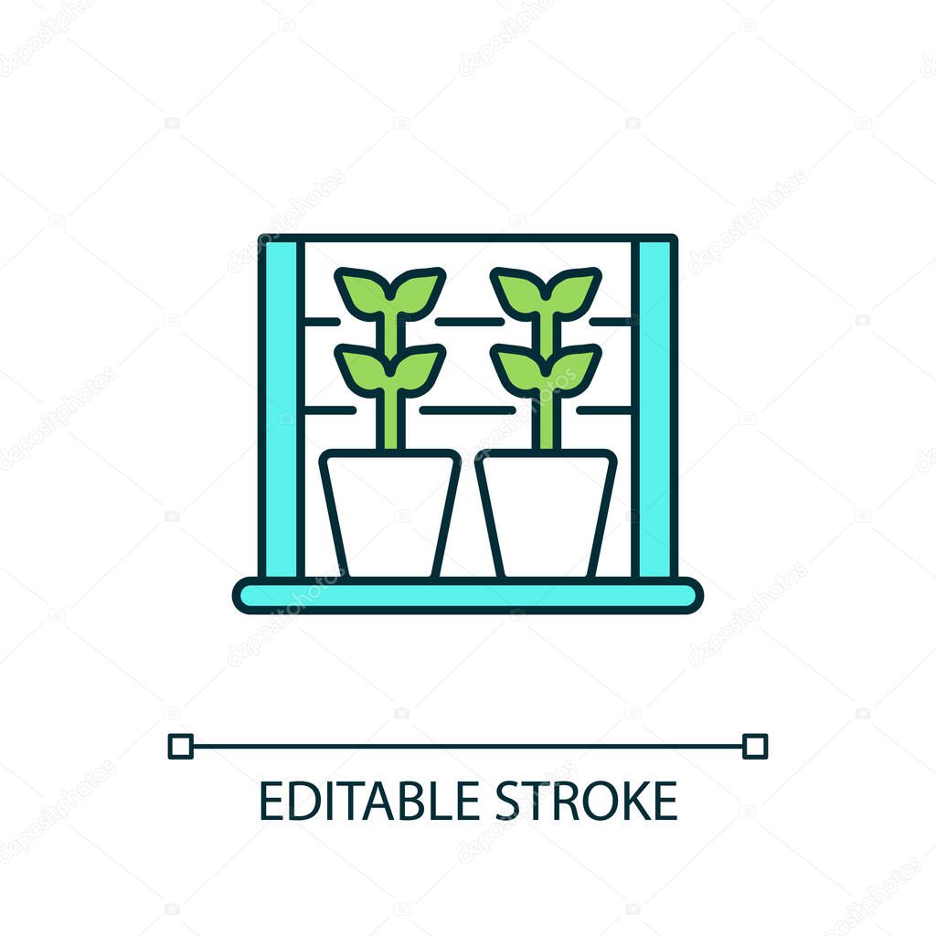 Icono de sistemas de rack personalizable 2D que representa el concepto ...