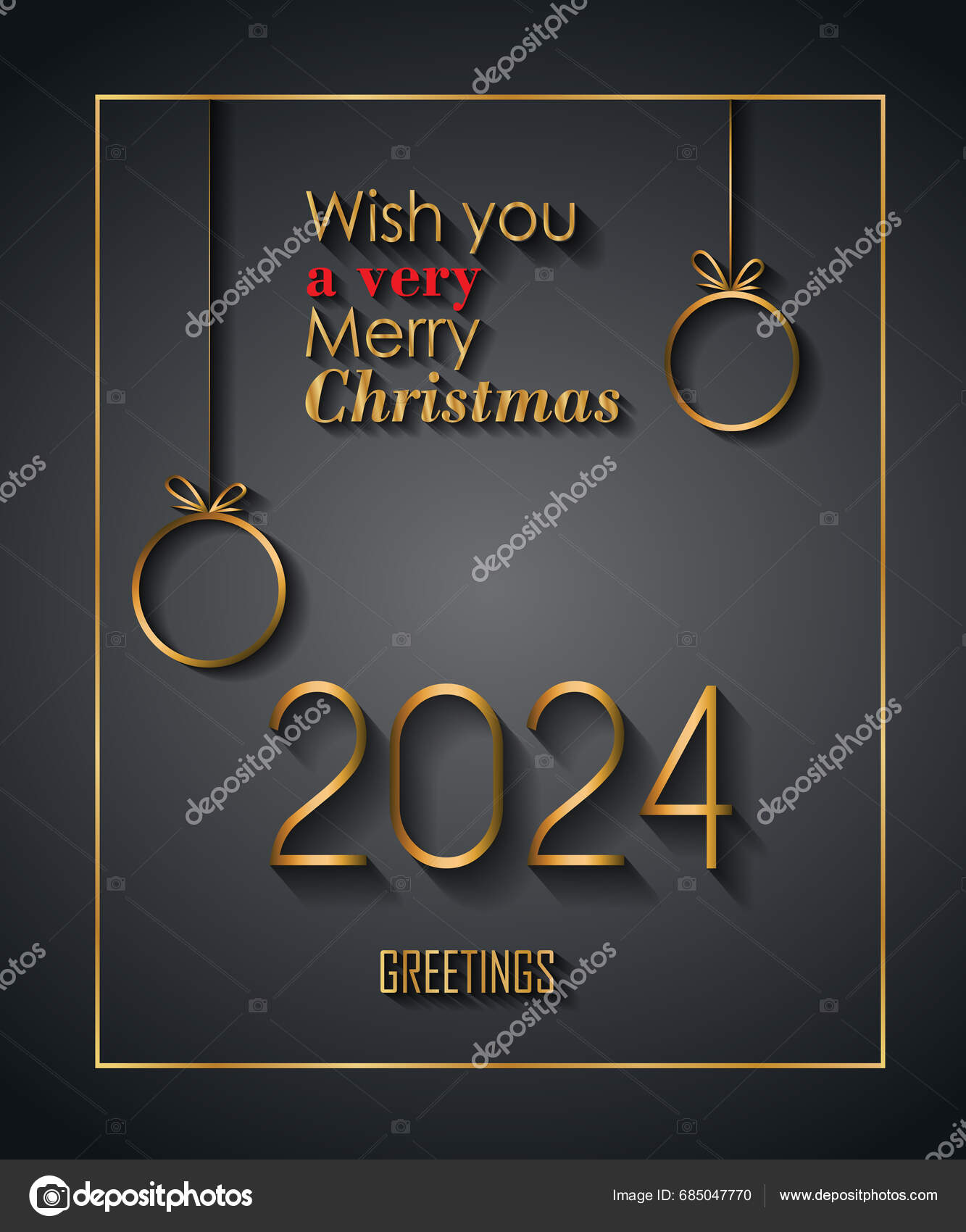 2024 Feliz Fundo Natal Para Seus Convites Sazonais Cartazes Festivais ...