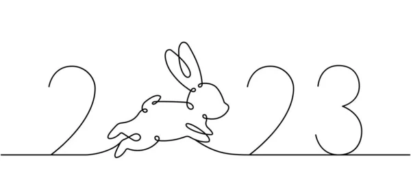 Rabbit One Line Continuous Drawing Hare Continuous One Line ...