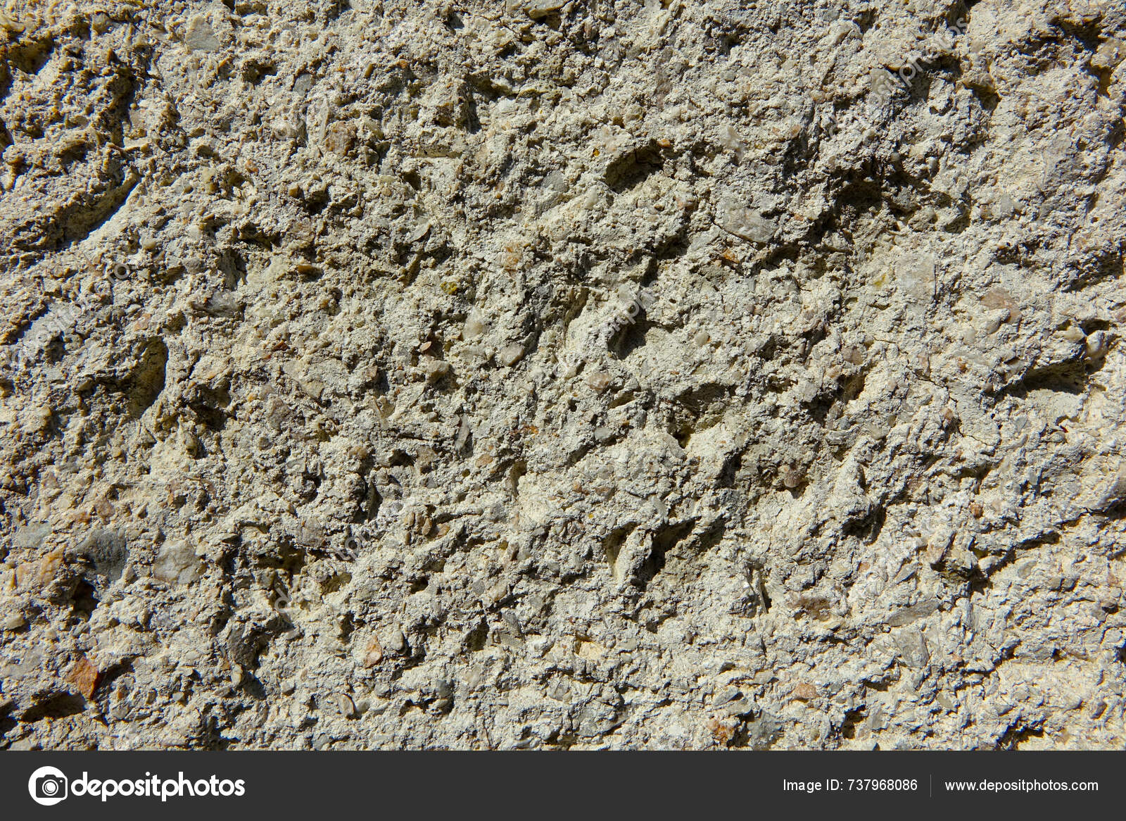 Detailed Texture Rough Plaster Wall Illuminated Natural Light — Stock ...