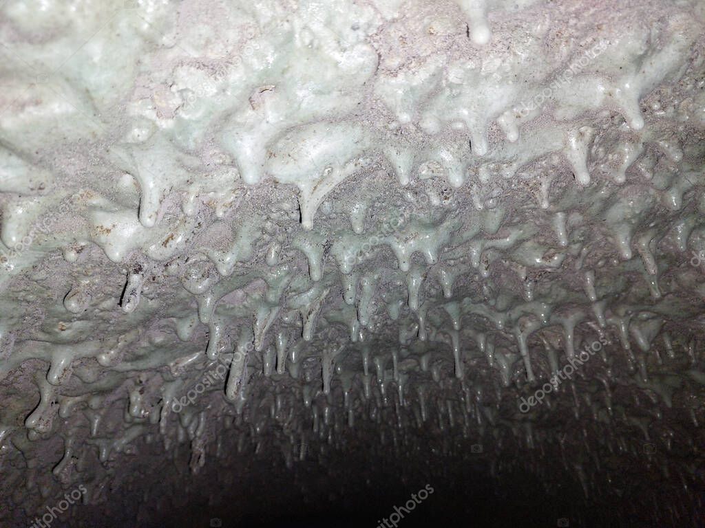 Las texturas de material fundido por goteo crean formaciones únicas en ...