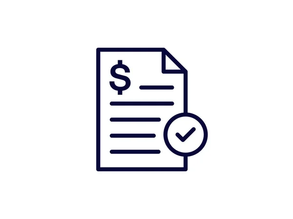Invoice Icon Bill Paid Symbol Tax Form Outline Icon Paper Stock Vector ... Invoice Icon Bill Paid Symbol Tax Form Outline Icon Paper Stock Vector ...