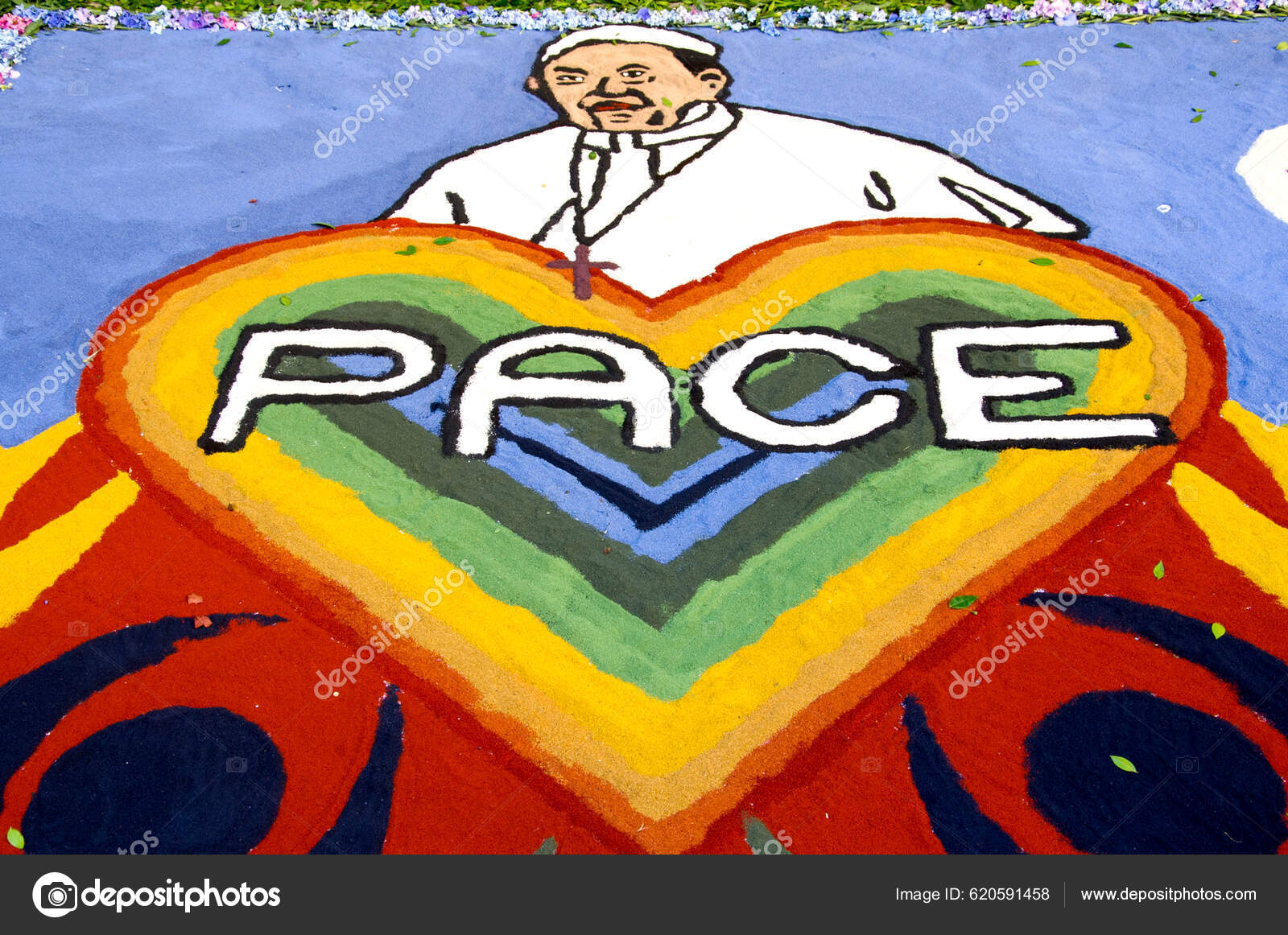 Colored Drawing Dedicated World Peace Hand Made Infioritori Masters ...