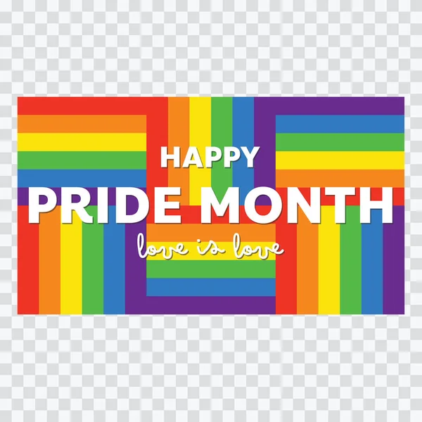 Pride Month June Lgbtq Symbols Pride Flag Rainbow Colors Human Stock Vector by ©nutcoffeestory ...