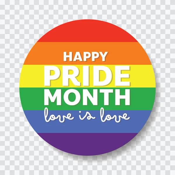 Pride Month June Lgbtq Symbols Pride Flag Rainbow Colors Human Stock Vector by ©nutcoffeestory ...