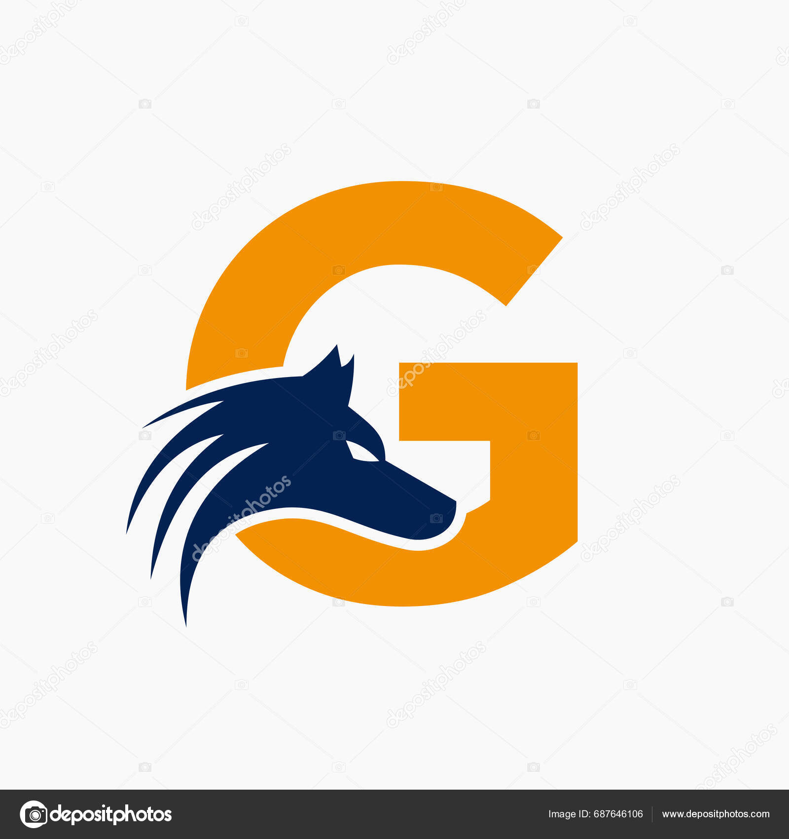 Letter Wolf Logo Wolf Symbol Vector Template Stock Vector by ©pixbold ...