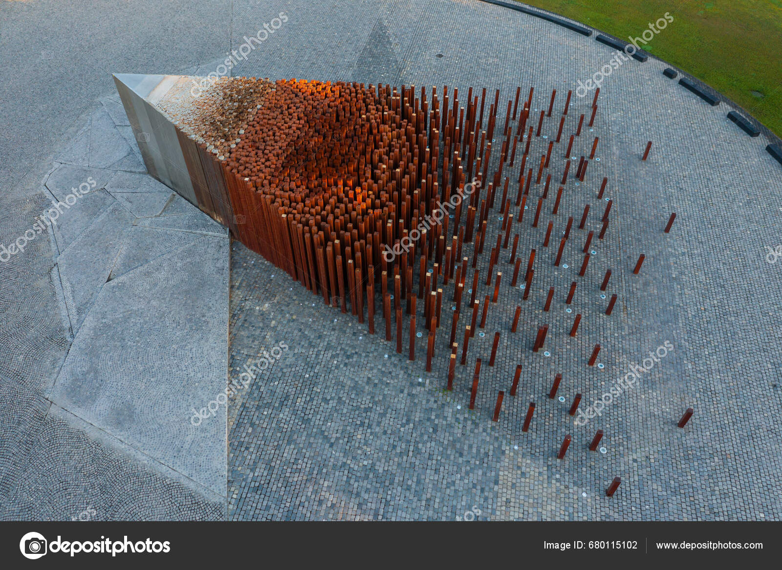 Aerial View Central Monument 1956 Hungarian Revolution War Independence ...