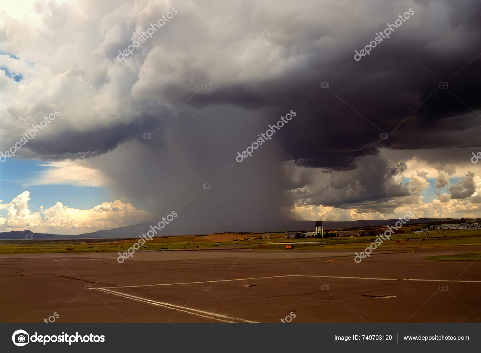 Severe Thunderstorm Produces Dramatic Dangerous Microburst Prescott ...