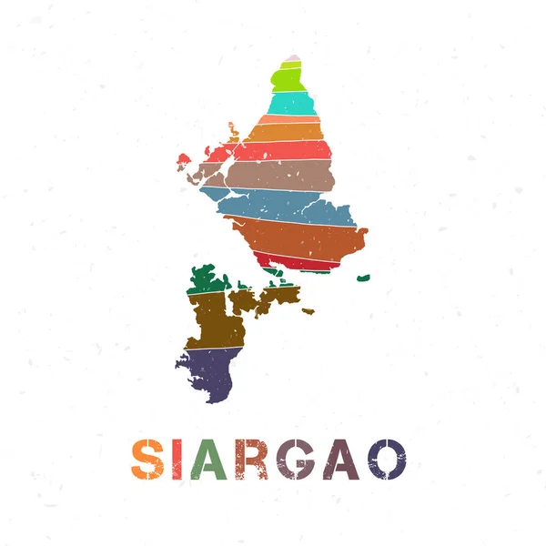 Siargao island map Vector Art Stock Images | Depositphotos