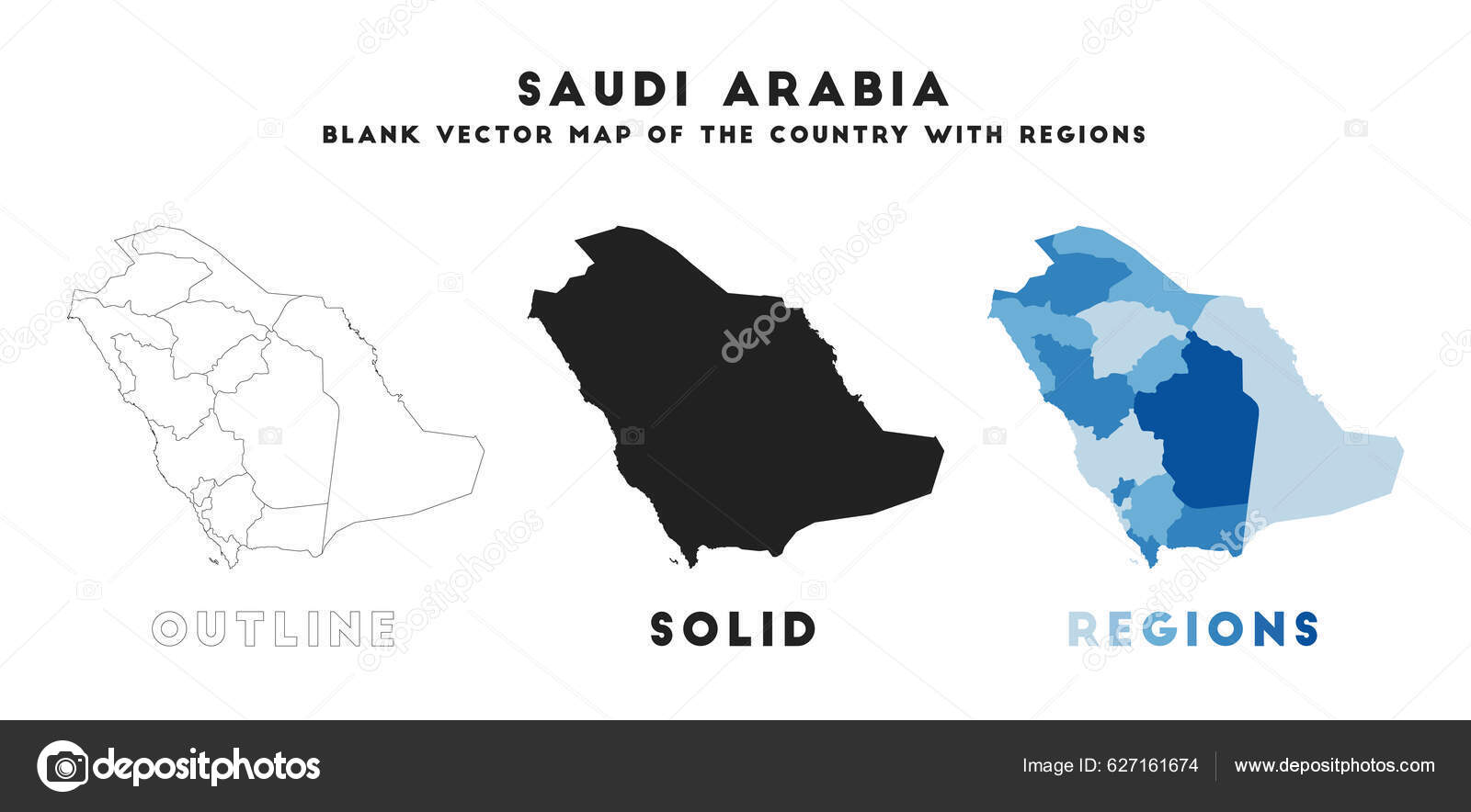Saudi Arabia Map Borders Saudi Arabia Your Infographic Vector Country ...