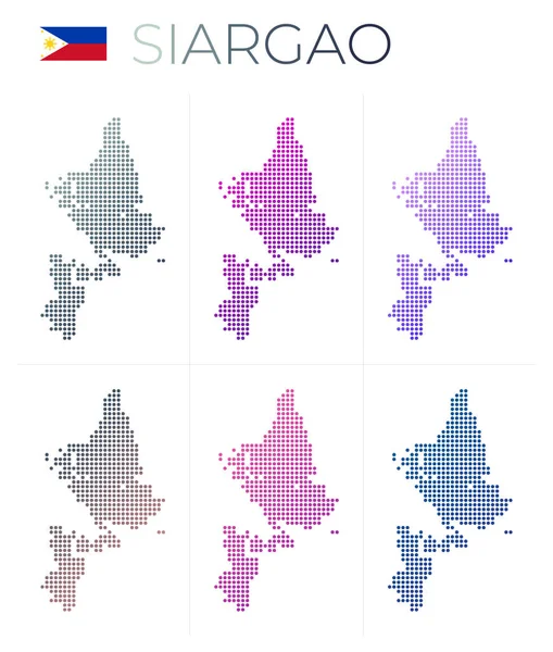 Siargao island map Vector Art Stock Images | Depositphotos