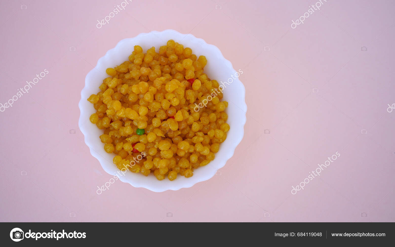 Besan Boondi Also Called Buniya Boondia Boondiya Bunia Famous ...