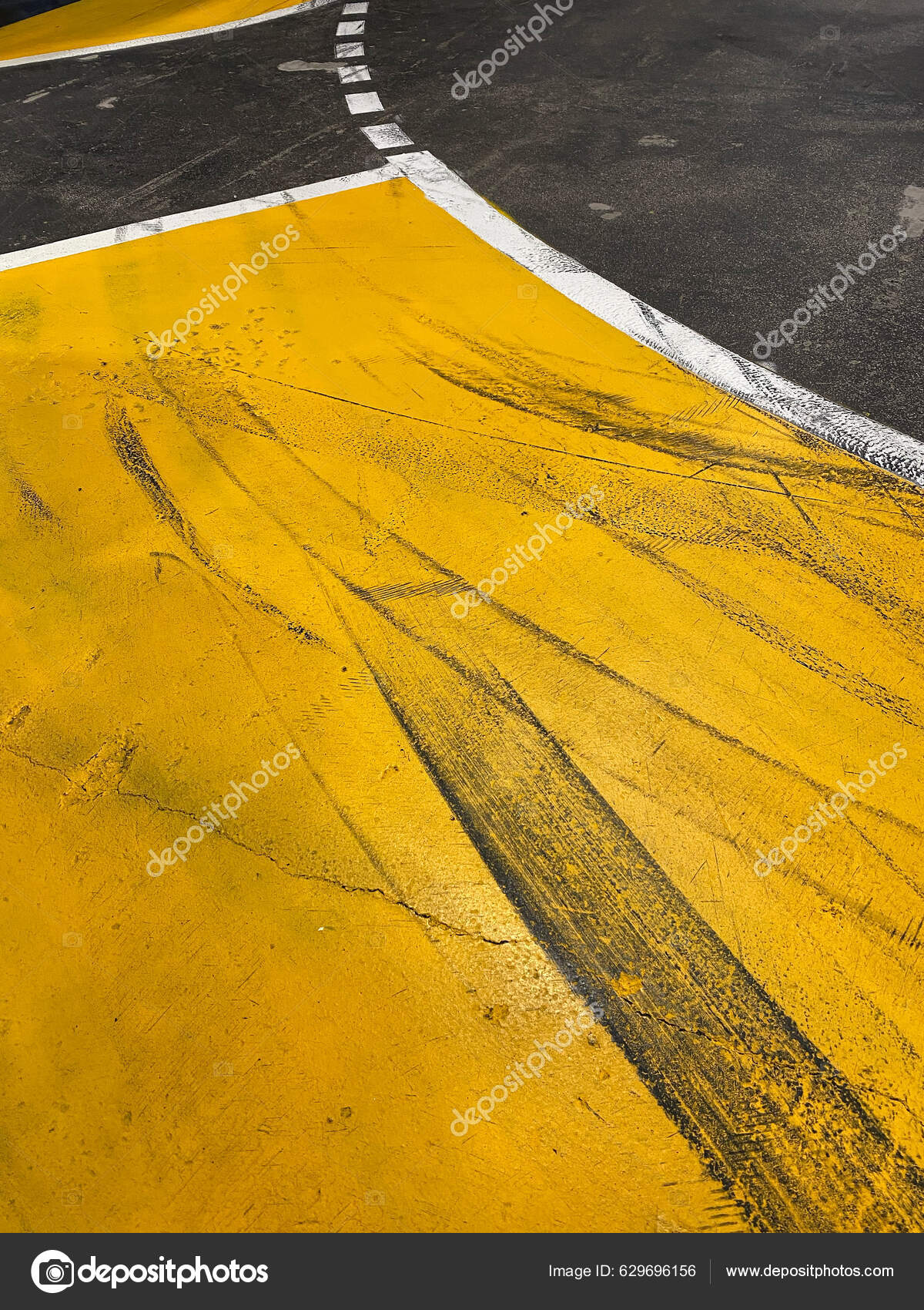 Race Track Surface Tire Tracks Concrete — Stock Photo © tumsasedgars ...