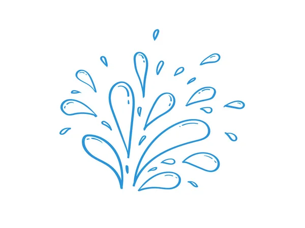 Water Splash Clipart Outline