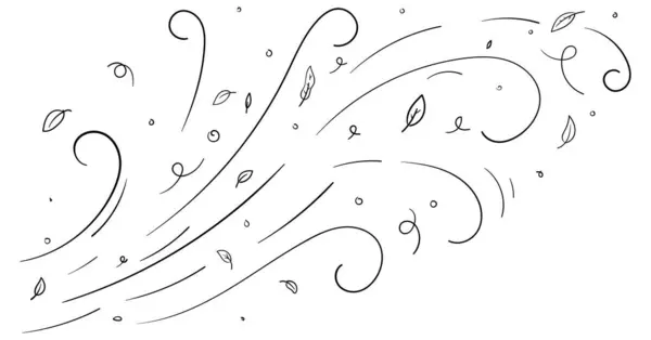 Leaves Blowing In The Wind Drawing At Getdrawings Free Wind Blowing