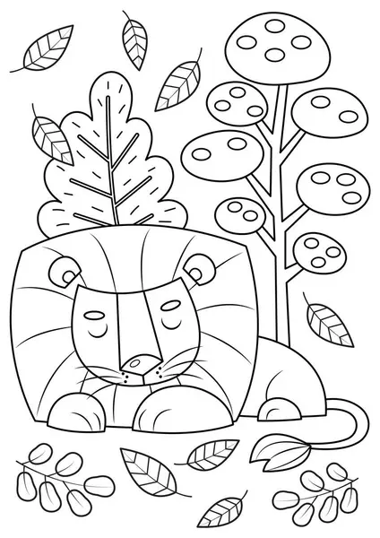 Cute Animal Coloring Page Kids Adults Coloring Page Relaxation ...