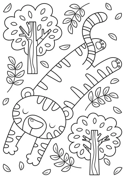 Cute Animal Coloring Page Kids Adults Coloring Page Relaxation ...