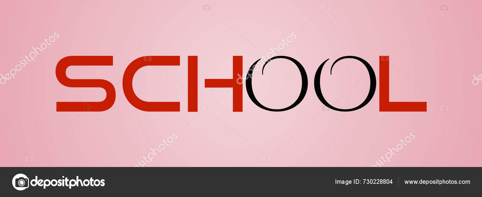 Word School Colorful Gradient Background — Stock Photo © albasu #730228804