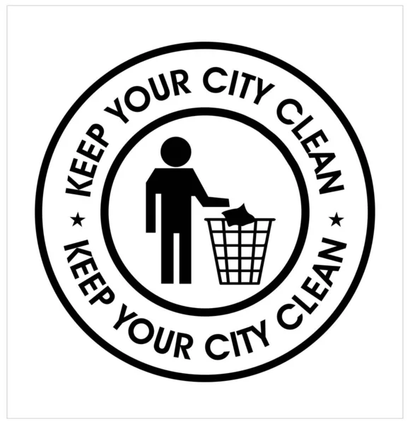 Keep your city clean Vector Images | Depositphotos